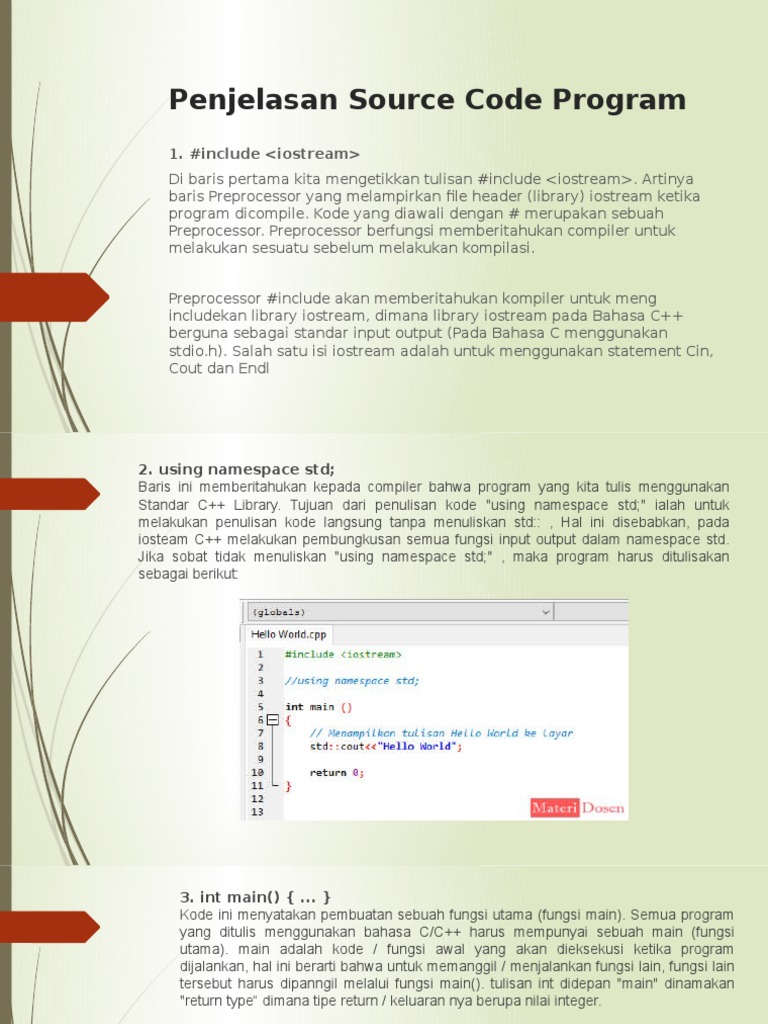 Penjelasan Code | PDF