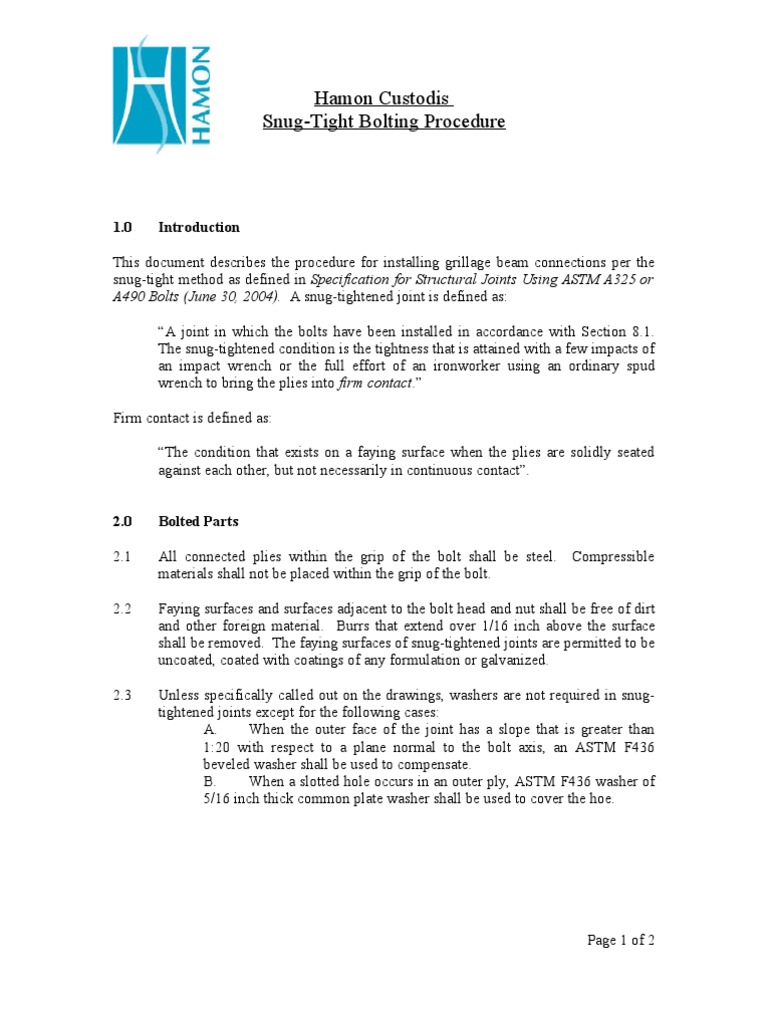 Snug Tight | PDF | Nut (Hardware) | Screw