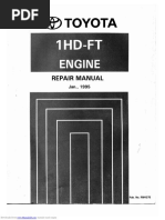 Toyota 1PZ 1HZ 1HD T Engine Repair Manual Rm172e PDF | PDF | Internal ...