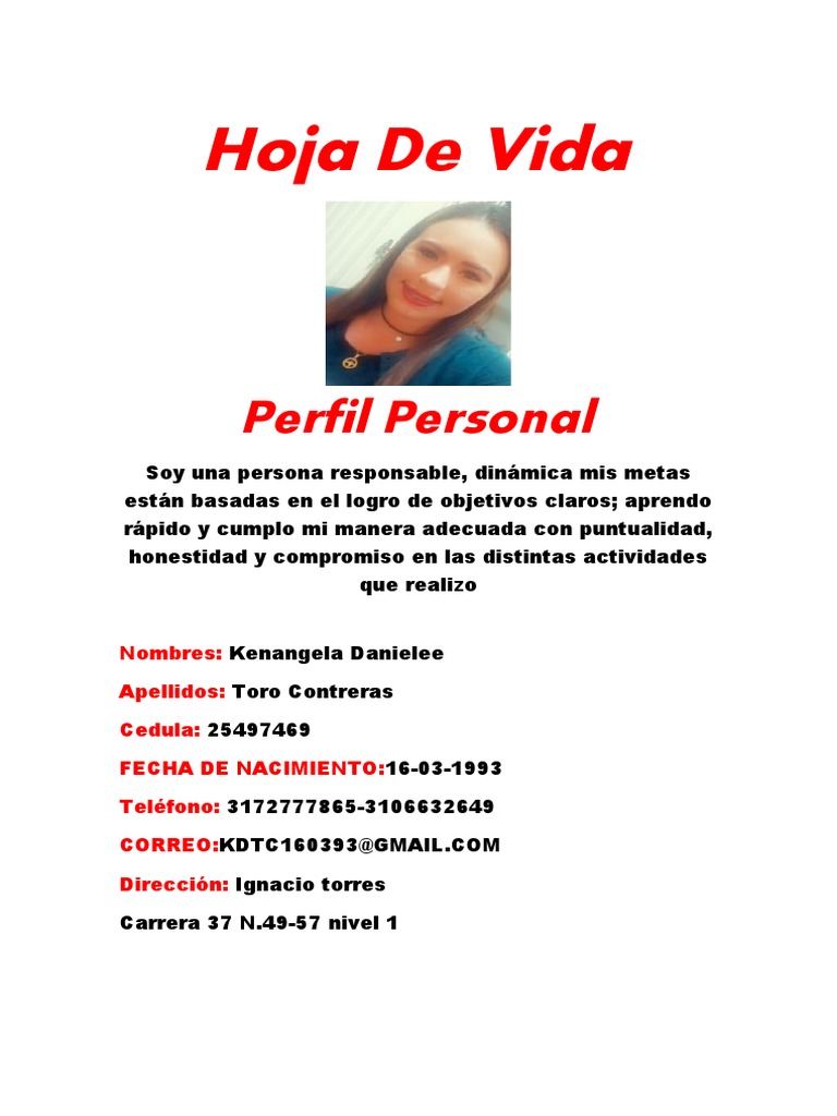 Hojas de Vida - Odt | PDF