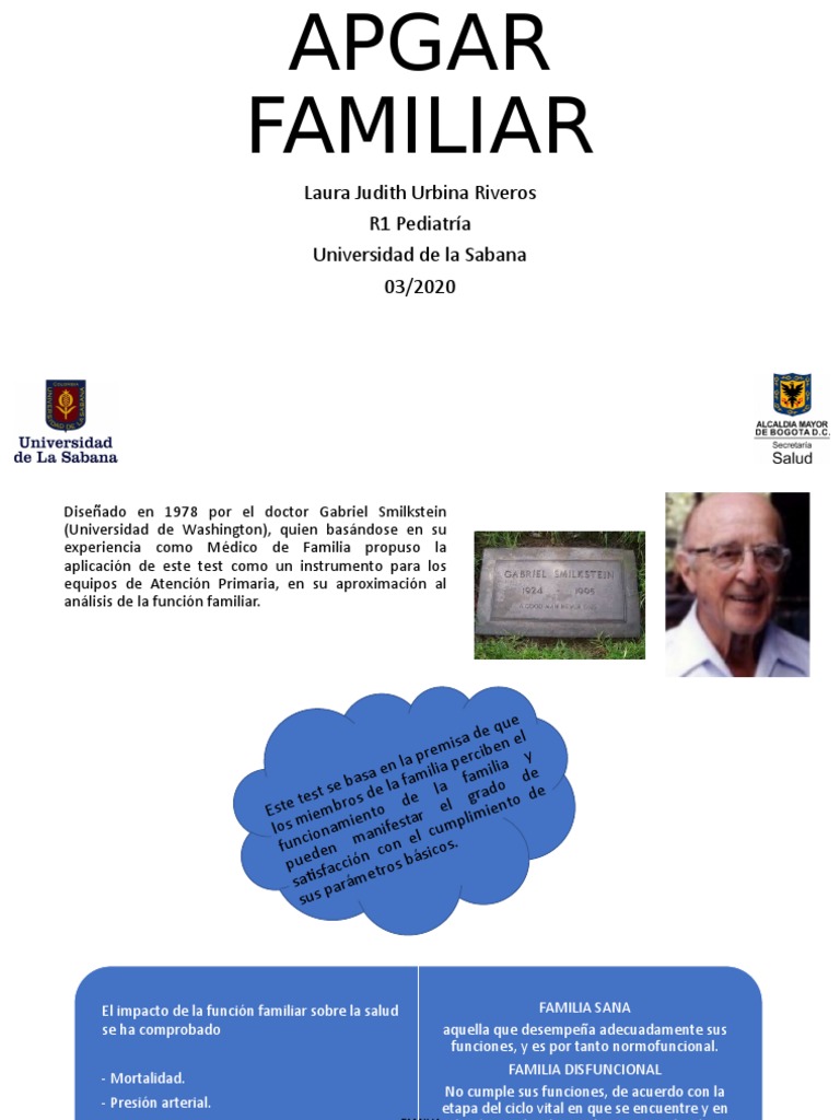 Evaluación APGAR Familiar | PDF | Dolor | Adultos