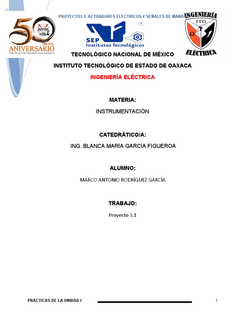 Proyecto3.1.actuadores Electricos | PDF | Motor eléctrico | Relé