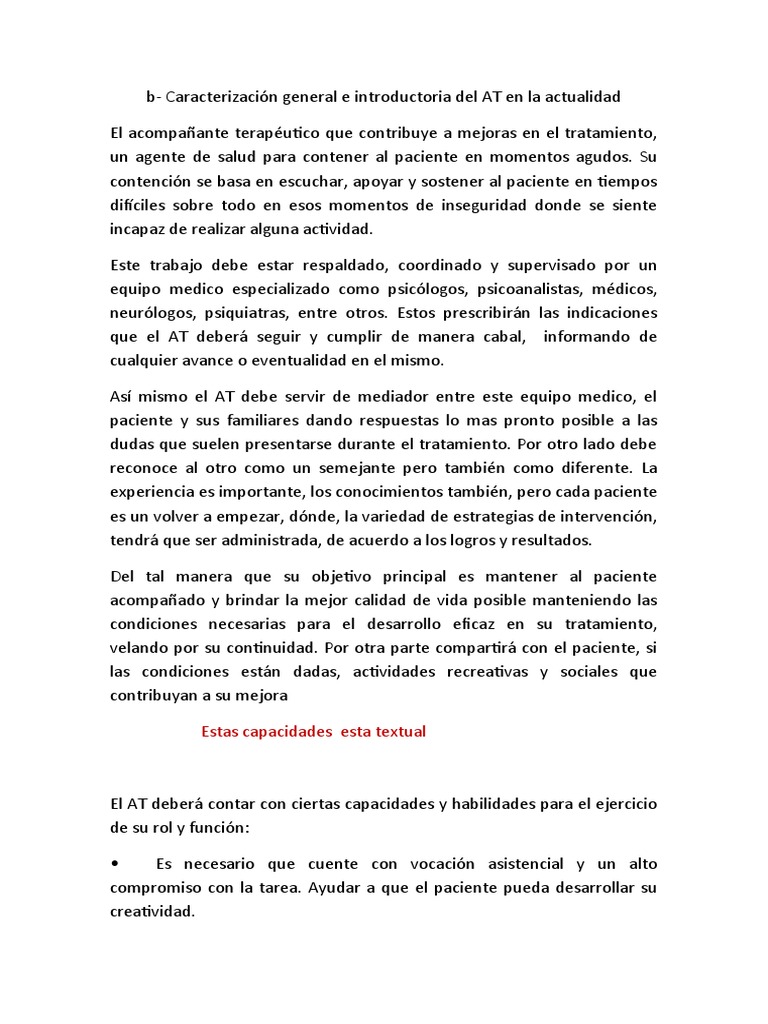 Acompañamiento Terapeutico - TALLER 1 | PDF | Paradigma | Subjetividad