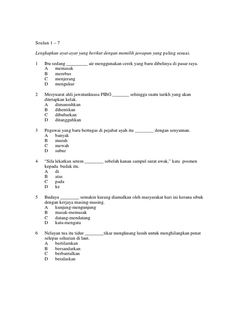 BM SET 1 - 26 Mac | PDF