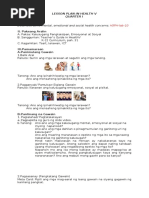 Grade 5 Health Module 1 and 2 Final | PDF
