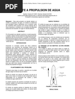 Proyecto Cohete de Agua | PDF | Motor de cohete | Botella