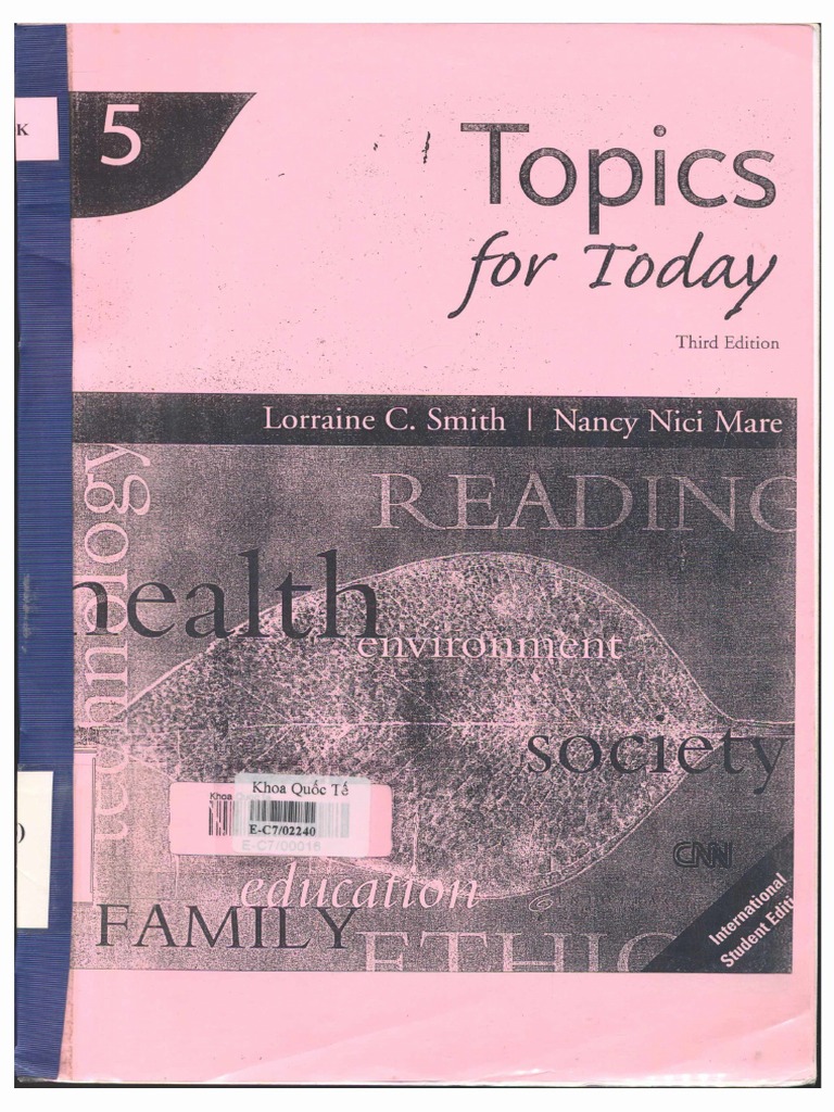 Topics For Today PDF | PDF | Reading Comprehension | Vocabulary