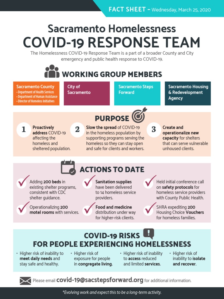 Sacramento Steps Forward Fact Sheet Final 3.25 | PDF | Homelessness | Risk