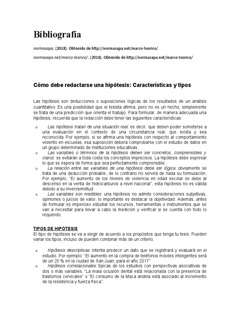 Cómo Debe Redactarse Una Hipótesis | PDF | Hipótesis | Teoría
