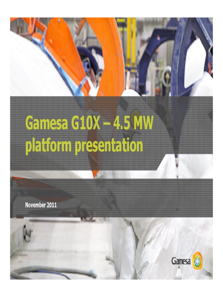 G10X GENERAL PRESENTATION - AVAILABLE FOR HANDLING TO CLIENTS November ...