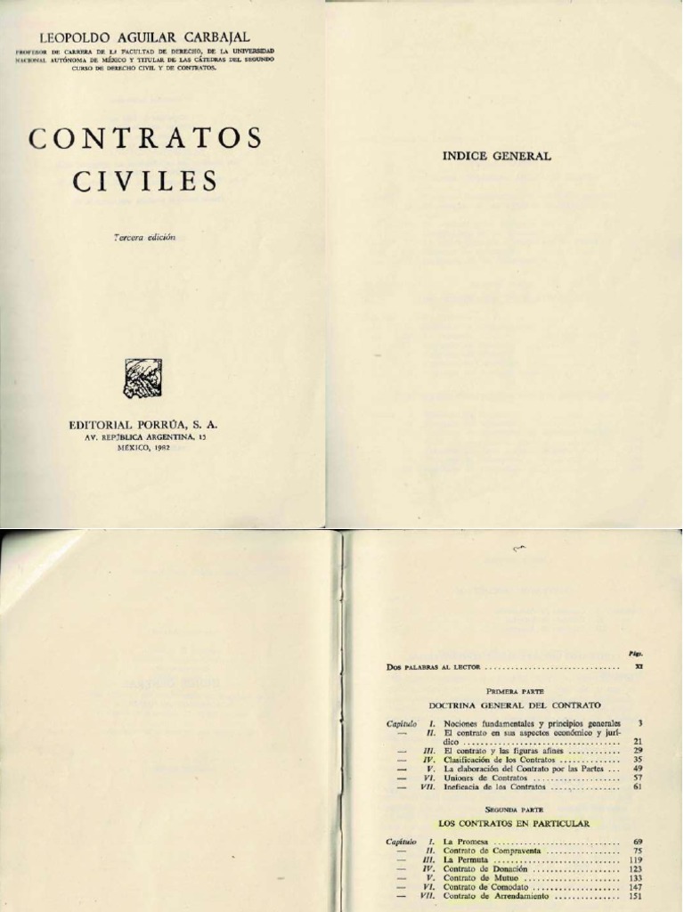 Contratos Civiles PDF | PDF