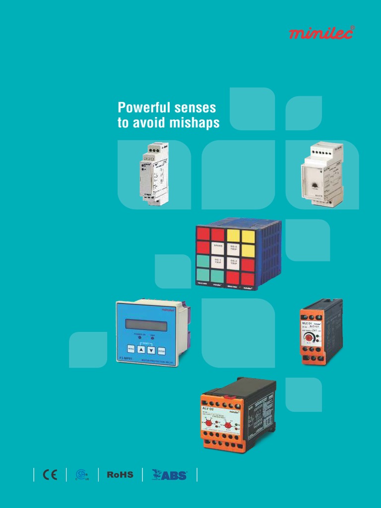 Minilec Pump Protection Relays Overview | PDF | Relay | Alternating Current