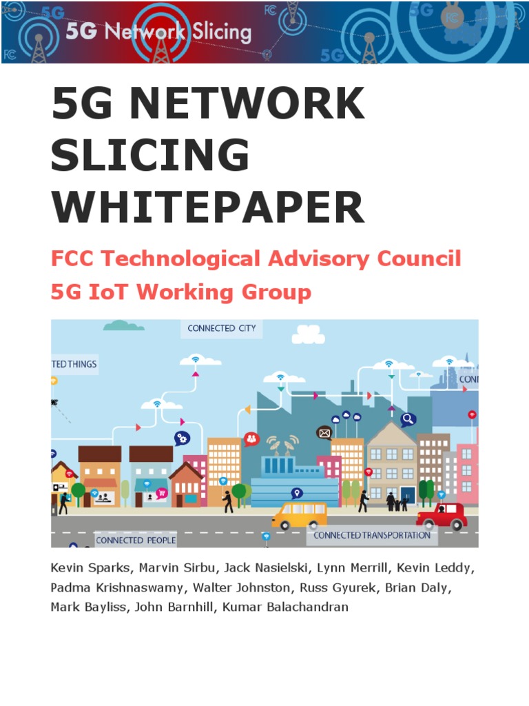 5G Network Slicing Whitepaper Finalv80 | PDF | Computer Network | Internet Access