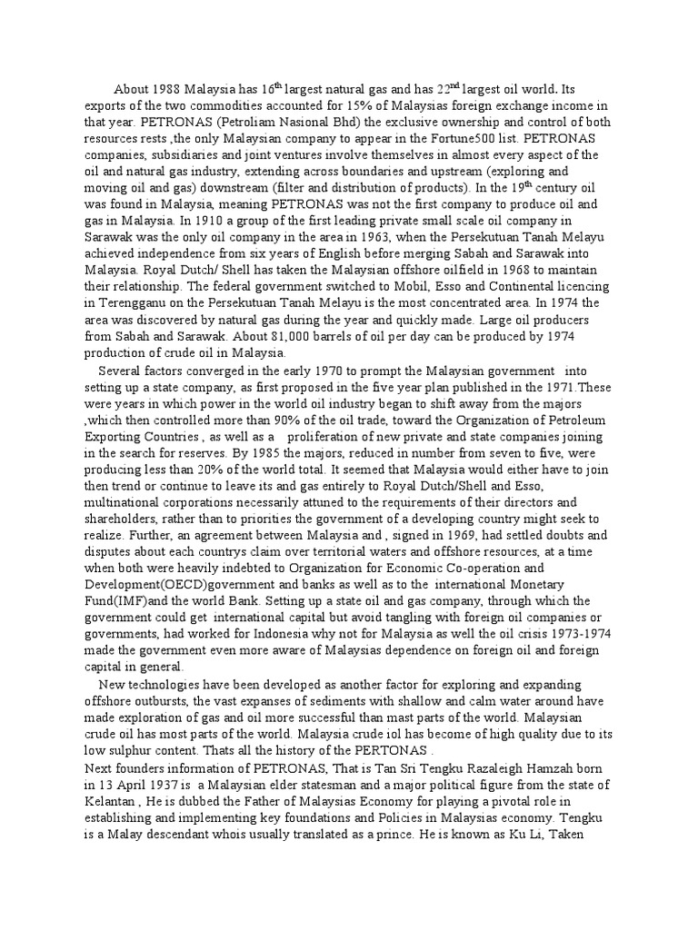 The Rise of PETRONAS: A History of Malaysia's State-Owned Oil and Gas ...