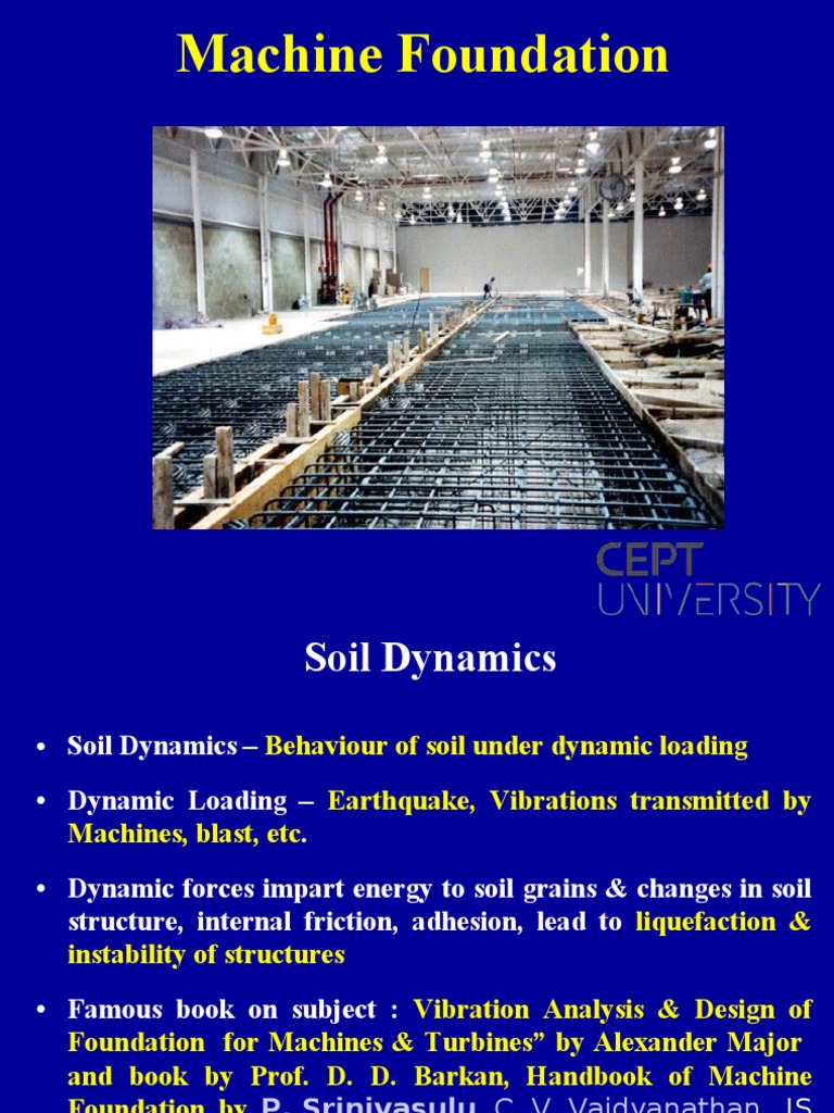 Machine Foundation and Soil Dynamics | PDF | Resonance | Oscillation