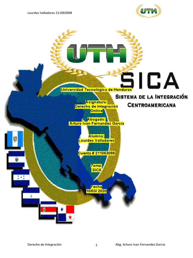 SICA | PDF | Gobierno | Relaciones internacionales