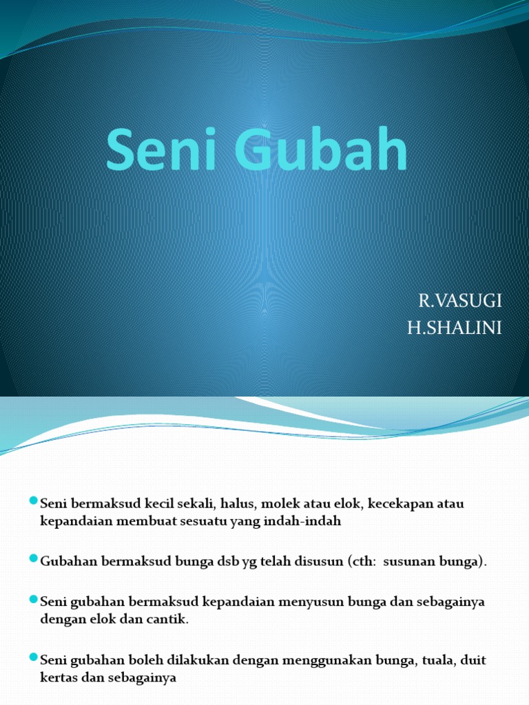 Seni Gubah | PDF