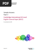 0500 First Language English Example Candidate Responses Booklet | PDF ...