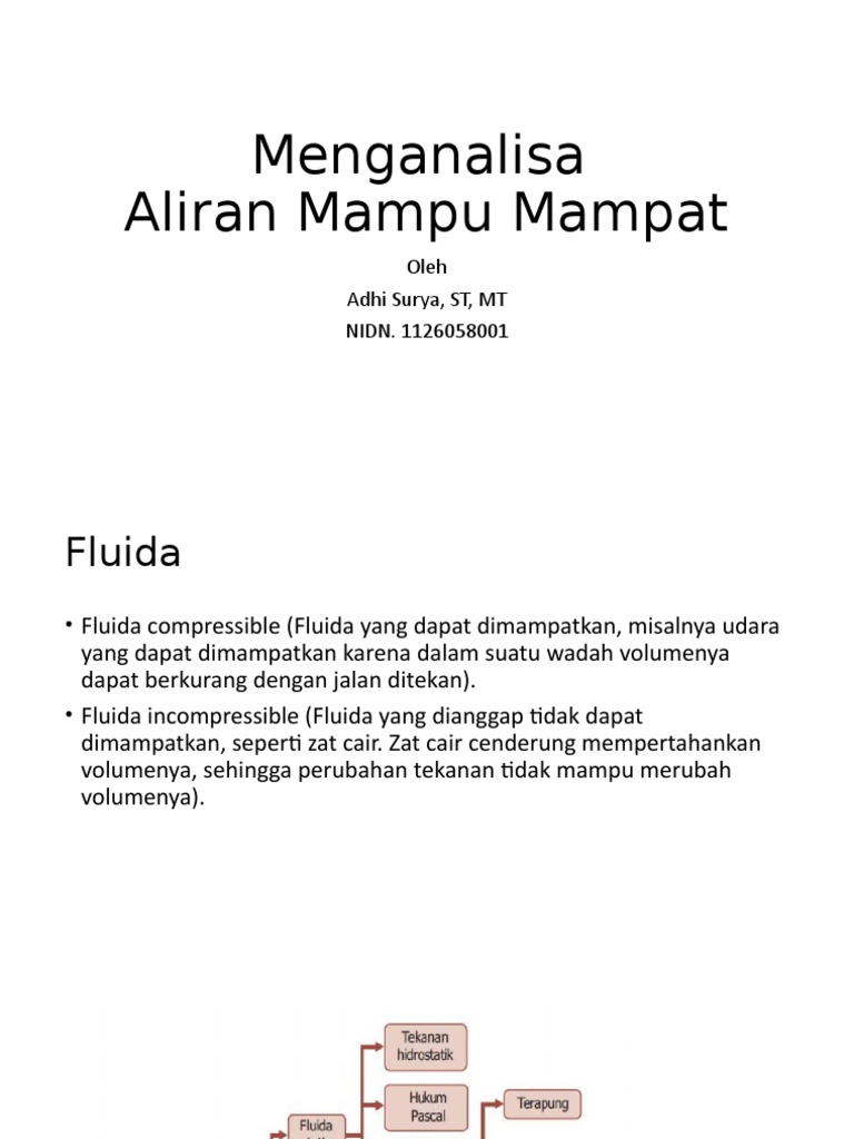 11.aliran Mampu Mampat | PDF