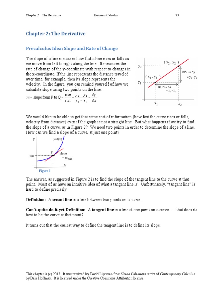Chapter2.pdf | Derivative | Slope
