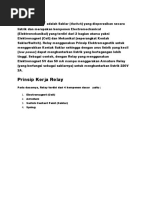 Pengertian Relay Dan Fungsinya | PDF