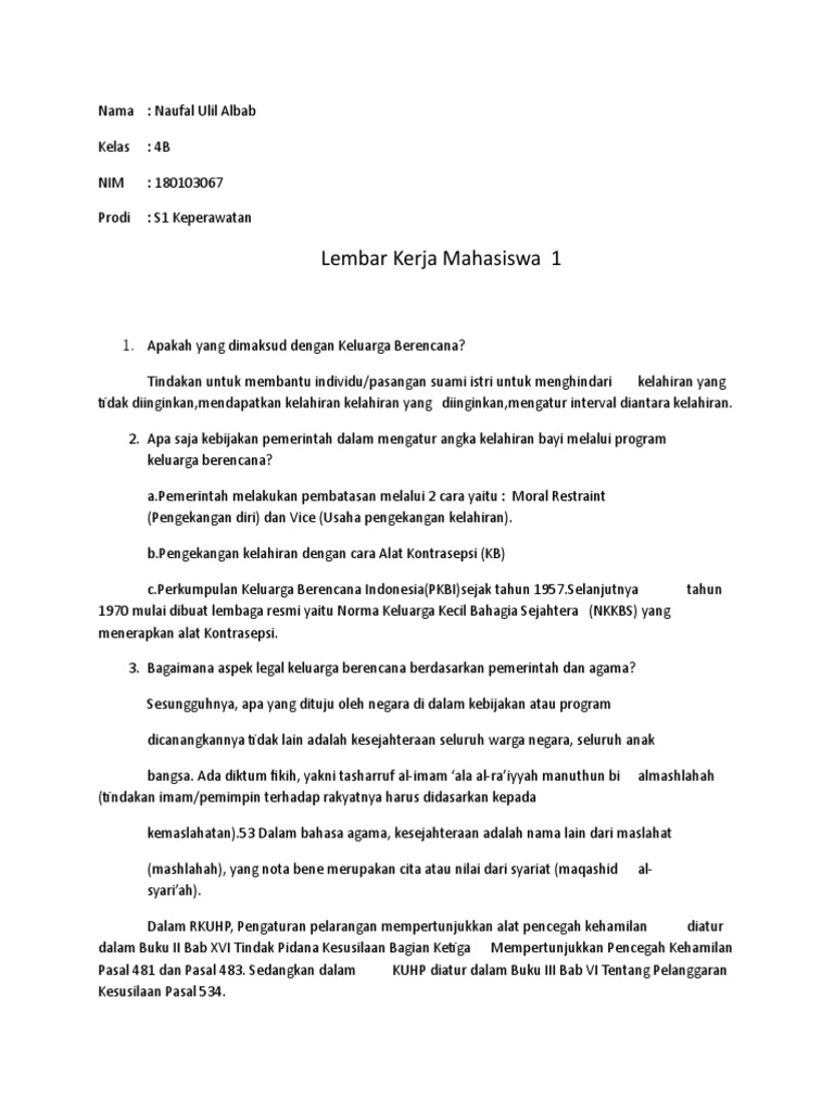 Tugas LKM KMB | PDF | Pengembangan Diri | Kesehatan Holistik