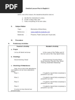 Grade 7 Short Story Elements Lesson Plan | PDF | Plot (Narrative)