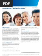 Sample Family Constitution | PDF | Governance | Family