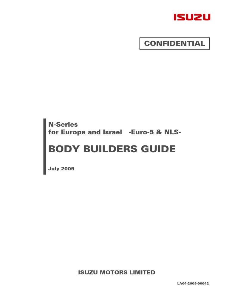 Body Builders Guide 12 Serie N | PDF | Truck | Axle