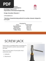 Screw Jack Drawing | PDF