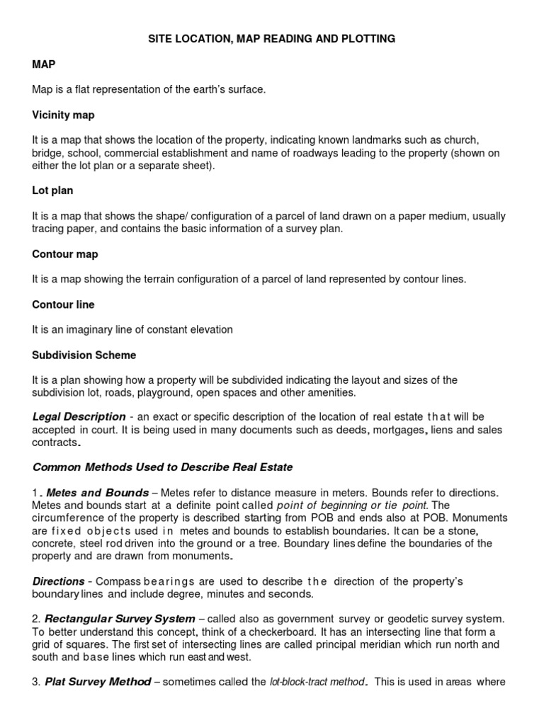Understanding Lot Mapping and Surveying | PDF | Land Lot | Surveying