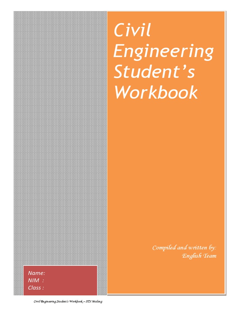 Civil Engineering Workbook for Students | PDF | Subject (Grammar ...