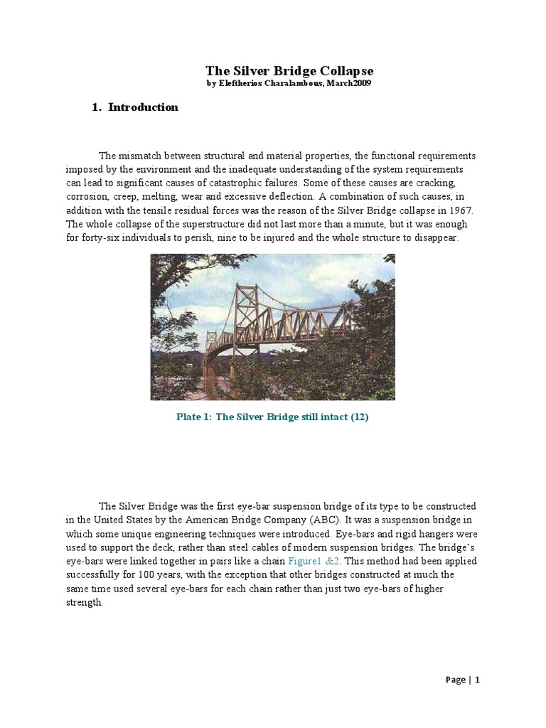 Silver Bridge Collapse 1967 | PDF | Fracture | Fracture Mechanics