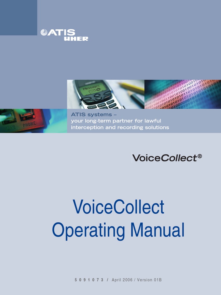Voice Collect Manual English | PDF | Power Supply | Software