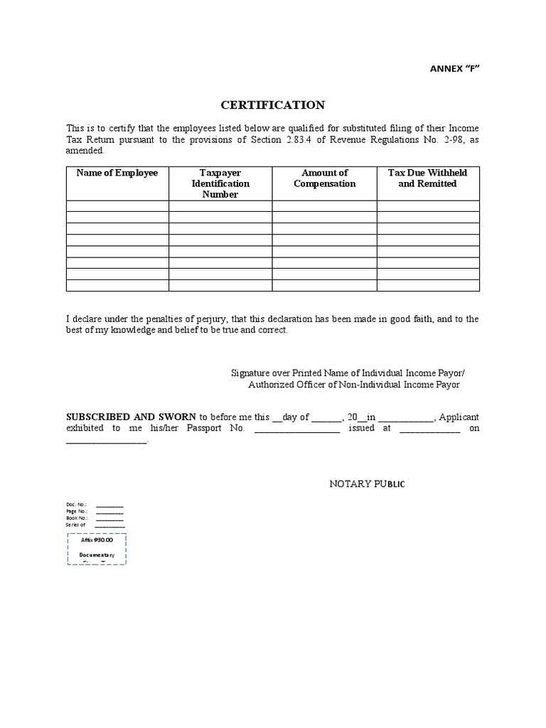 Annex F RR 11-2018 | PDF