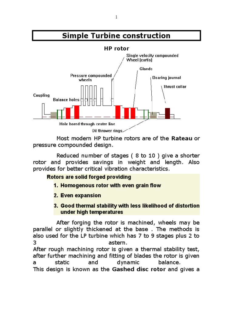 Simple Turbine Construction | PDF | Turbine | Industrial Processes
