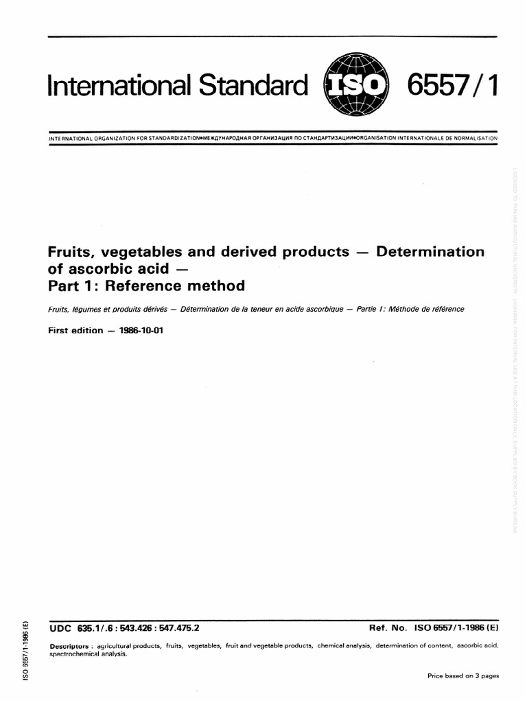 Iso 6557-1 1986 Ed1 en 12956 1 Ipdf600 PDF | PDF | International ...