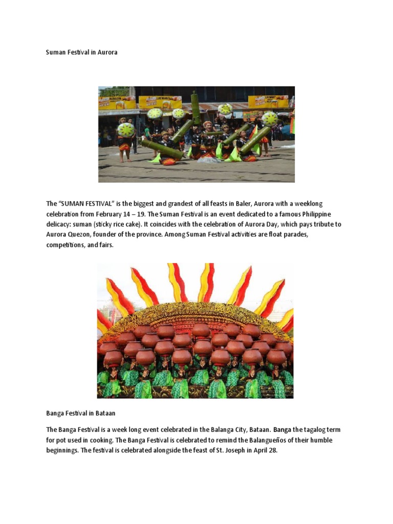 Region 3 Festivals | PDF