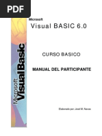 Ejemplos Visual Basic 6.0 | PDF | Objeto (informática) | Básico