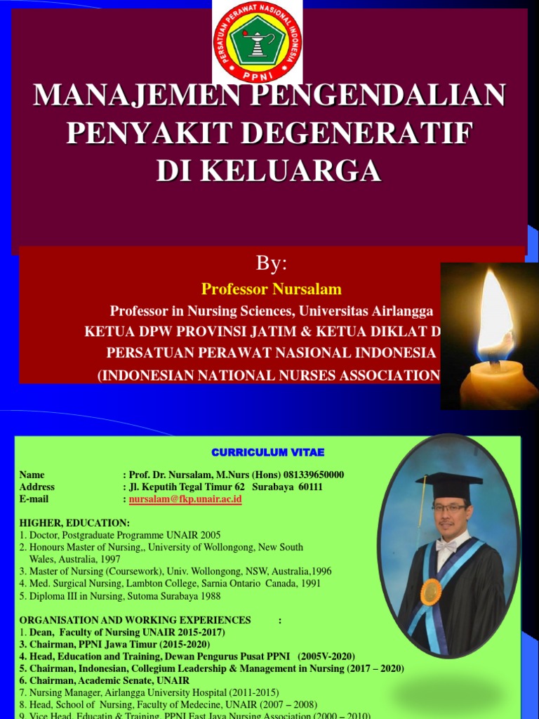 Materi Pak Prof Nursalam | PDF | Non Communicable Disease | Health Policy