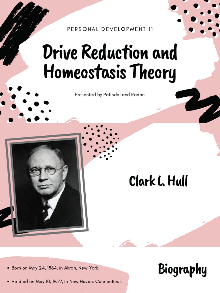 Drive Reduction and Homeostasis Theory 1 | PDF | Metaphysics Of Mind ...