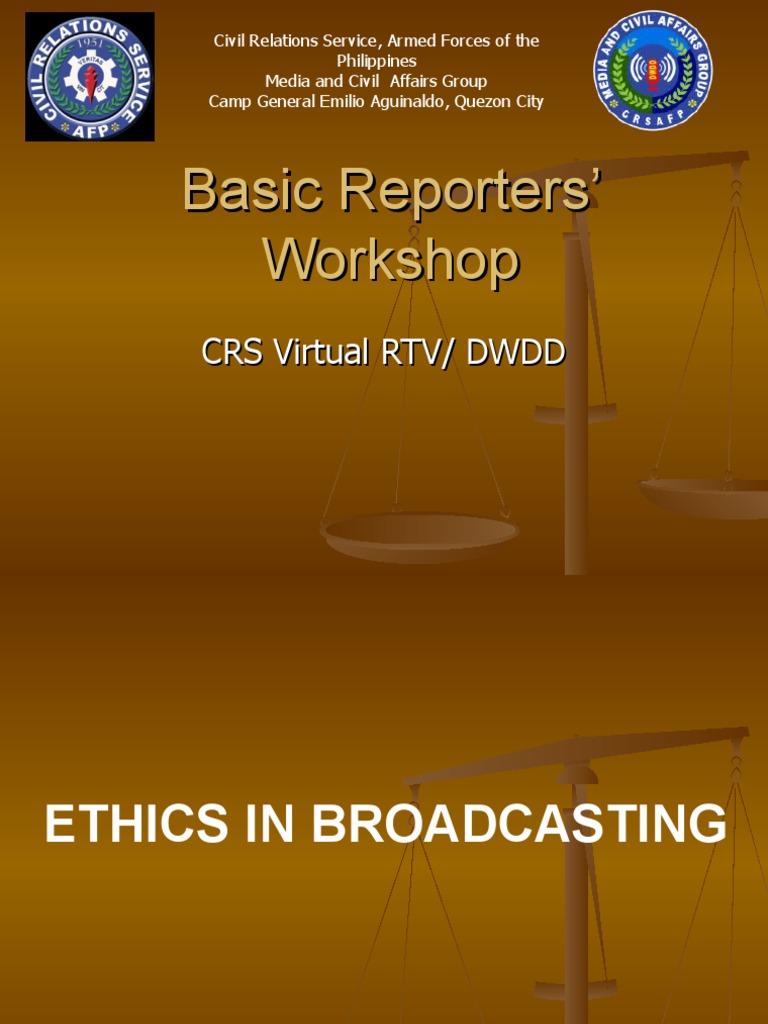 Ethics in Broadcasting Guidelines | PDF | Obscenity | Journalism