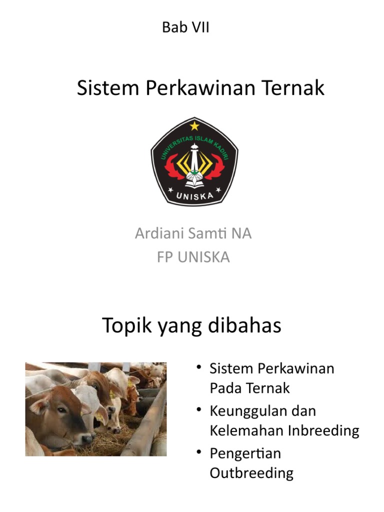 Sistem Perkawinan Ternak | PDF