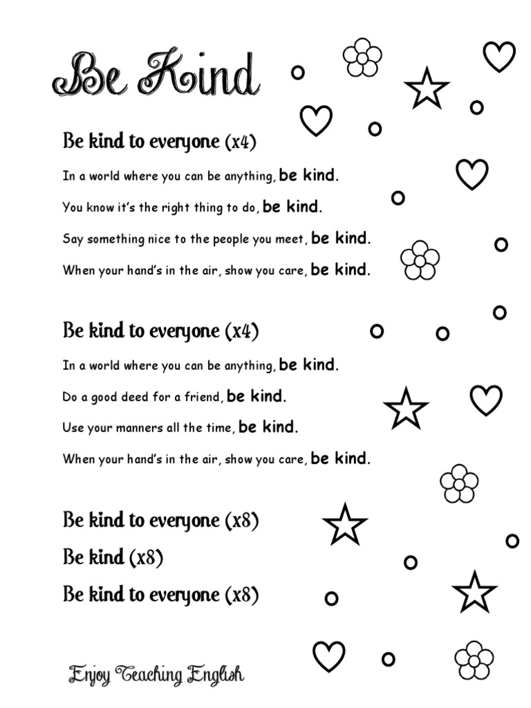 Kindness for English Learners | PDF