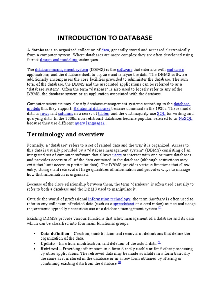 DBMS Detailed Project | PDF | Relational Database | Databases