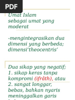 Dalil Moderasi Beragama dalam Islam | PDF