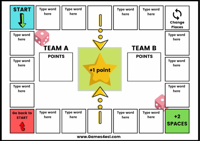 Board Game Blank Template | PDF