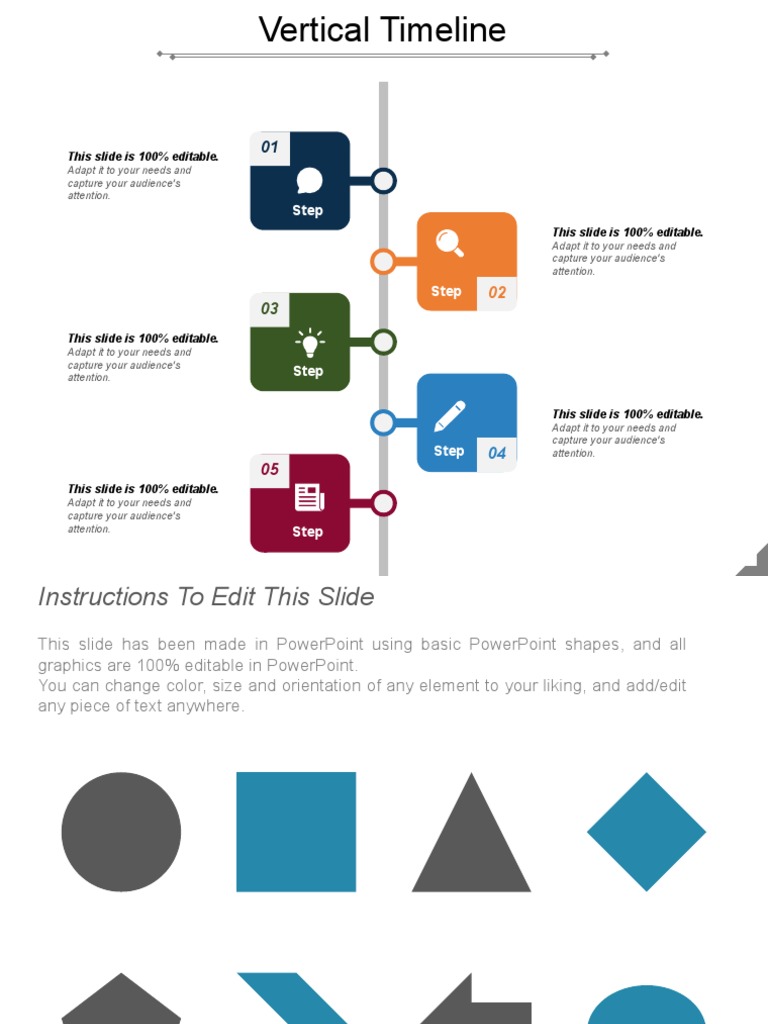 Timeline Free PowerPoint Template | PDF | Icon (Computing) | Microsoft ...