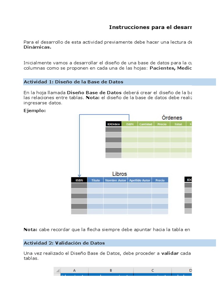 Tarea 2 - Base de Datos y Tablas Dinámicas | PDF | Bases de datos | Microsoft Excel