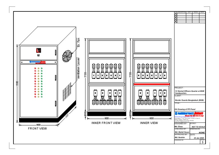 GA Drawing of PFI Panel | PDF | Unrest